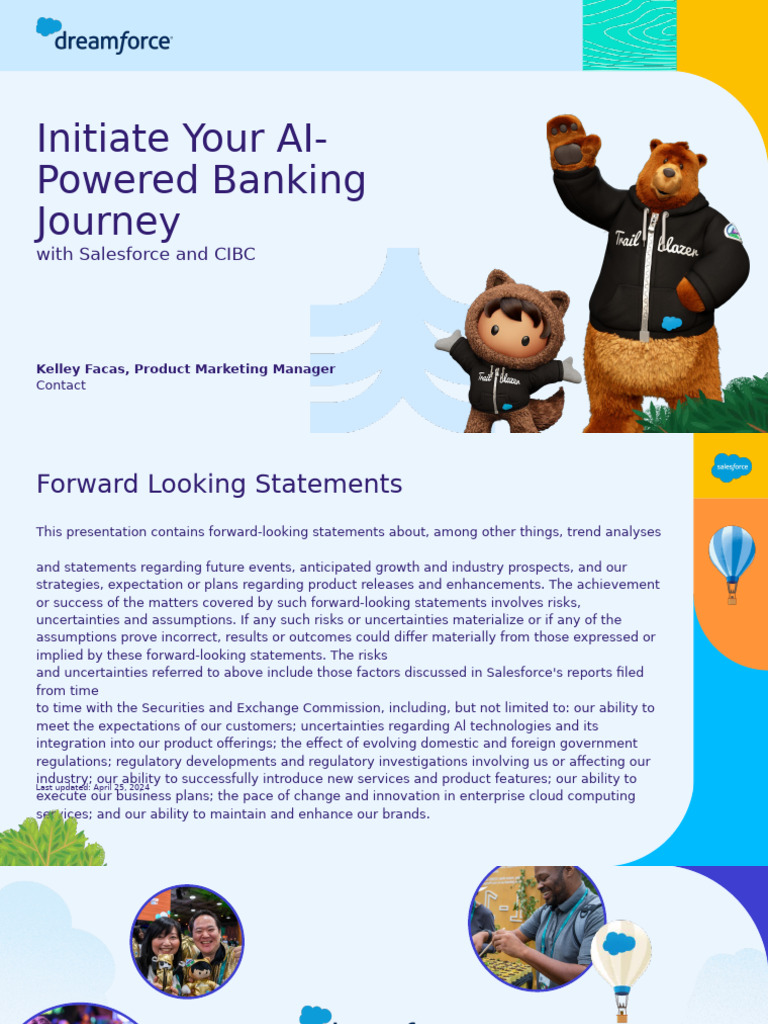 Initiate Your AI - Powered Service Journey - Dreamforce 2024 Deck Template | PDF | Risk | Business