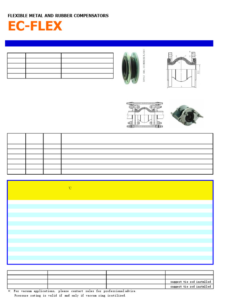 FICHA TECNICA JUNTA CAUCHO EPDM - EC-FLEX | PDF | Materials | Chemical Substances