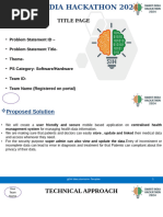 SIH2025 IDEA Presentation Format | PDF