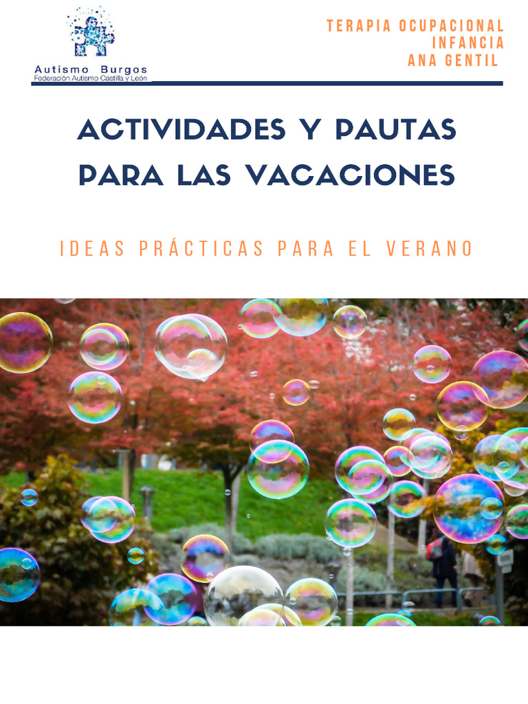 Actividades y Pautas para El Verano - Infancia - TO - Litle | PDF ...