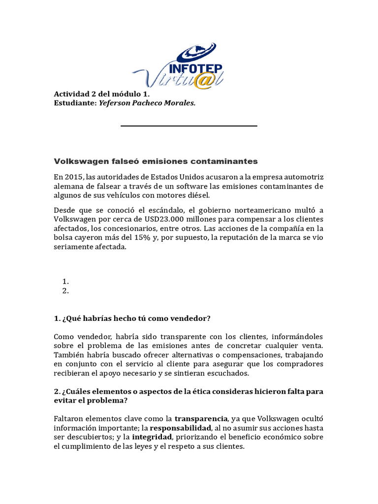 Yeferson-Actividad 2 Módulo 1 | PDF