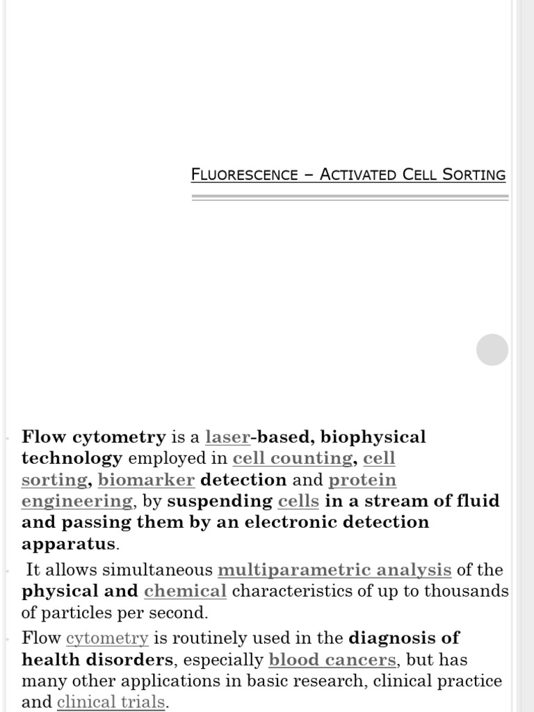 FACS 2022 | PDF | Flow Cytometry | Cytometry