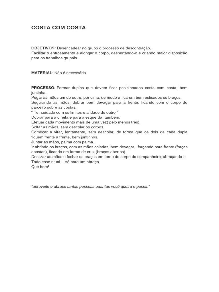 Costa Com Costa | PDF | Autoajuda