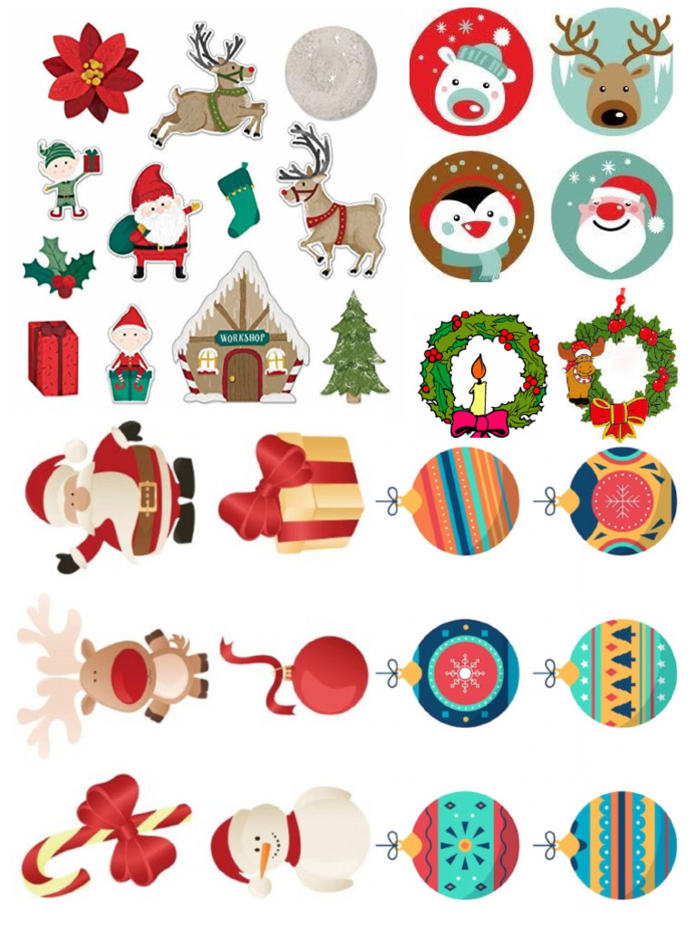 Stickers Navideños | PDF