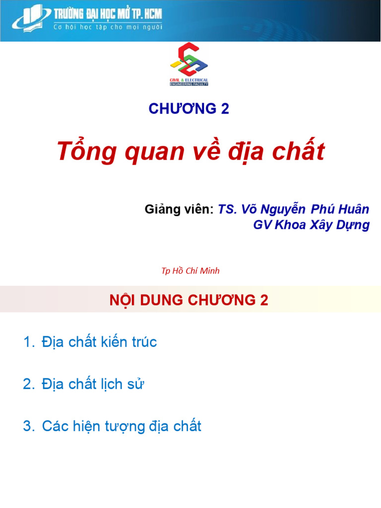Chuong 2 - Tong Quan Ve Dia Chat | PDF