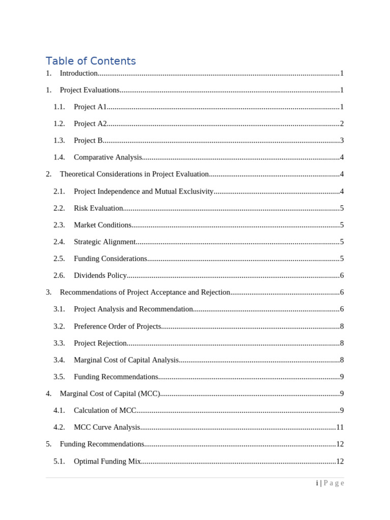 Project A1, Project A2, and Project B | PDF | Net Present Value ...