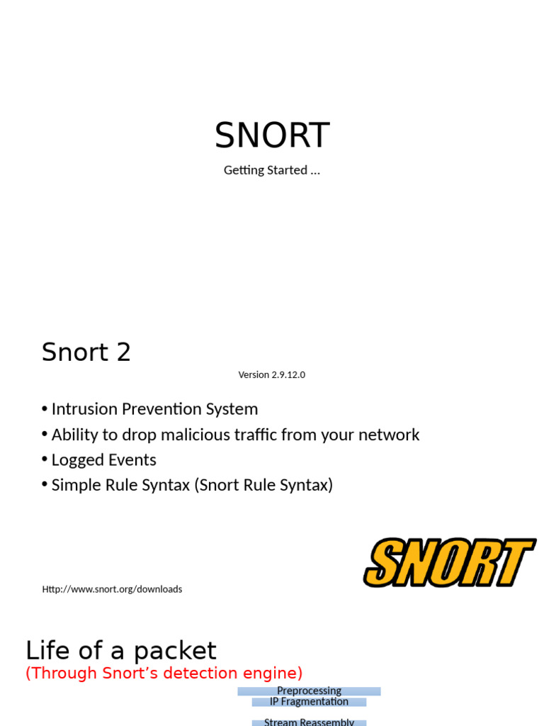 Lecture 2 - SNORT Basics 16092024 041447pm | PDF | Internet Protocols ...
