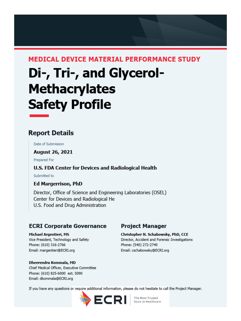 Medical Device Material Safety Study | PDF | Inflammation | Dental ...