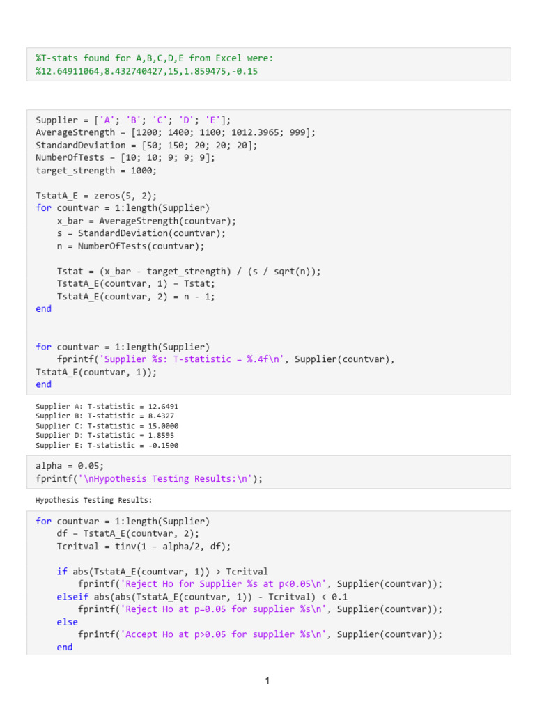 Me202 Week 7 Ifelse Loop Acting On Results Of A Ttest Pdf 1642