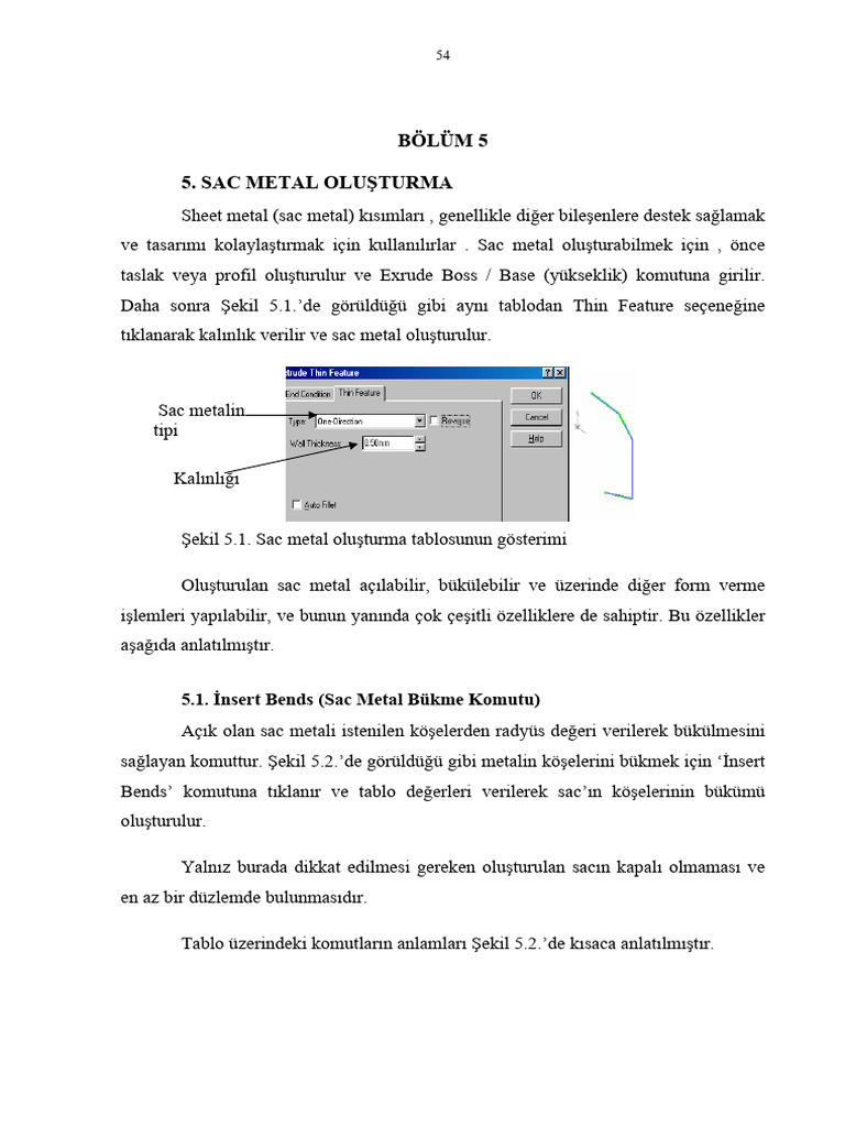 Bölüm 5-6 - Sac Metal Oluşturma - Montaj Modelleme | PDF