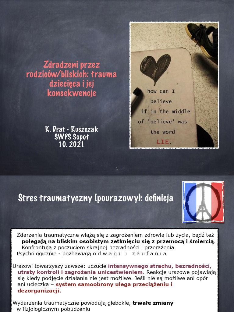 2021 PTSD w3 Trauma Zdrady | PDF