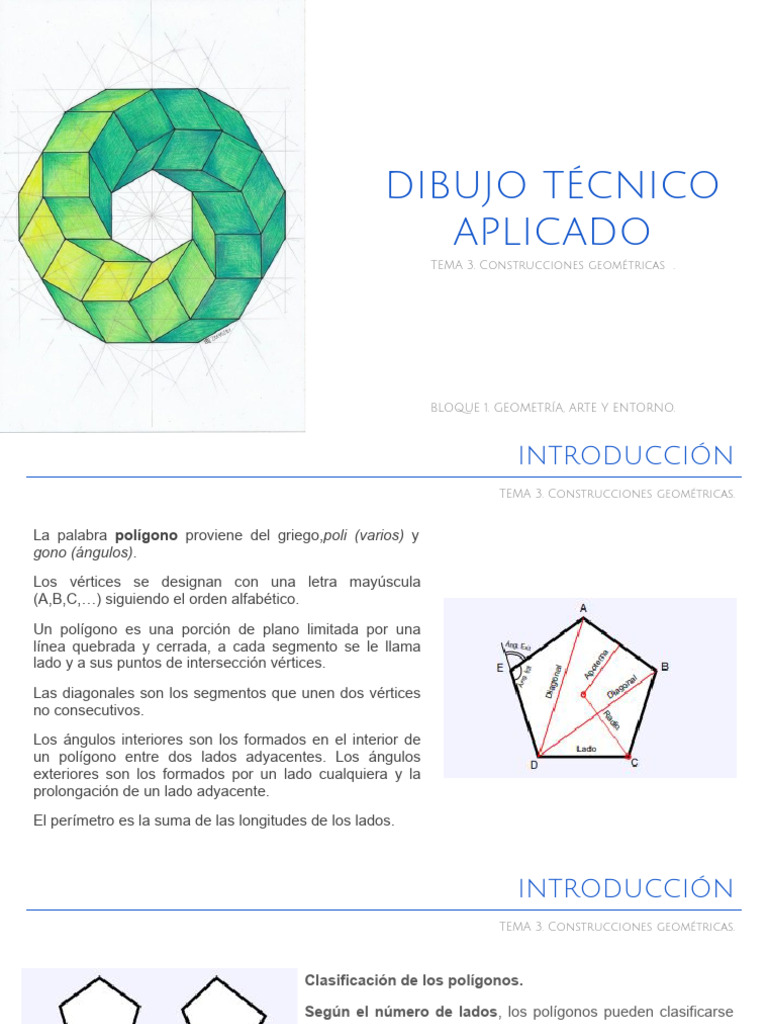 Dibujo Técnico Aplicado T3 Pdf Triángulo Rectángulo