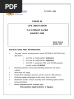 Physical Science Grade 10 March 2025 Memo Final | PDF | Waves | Sound