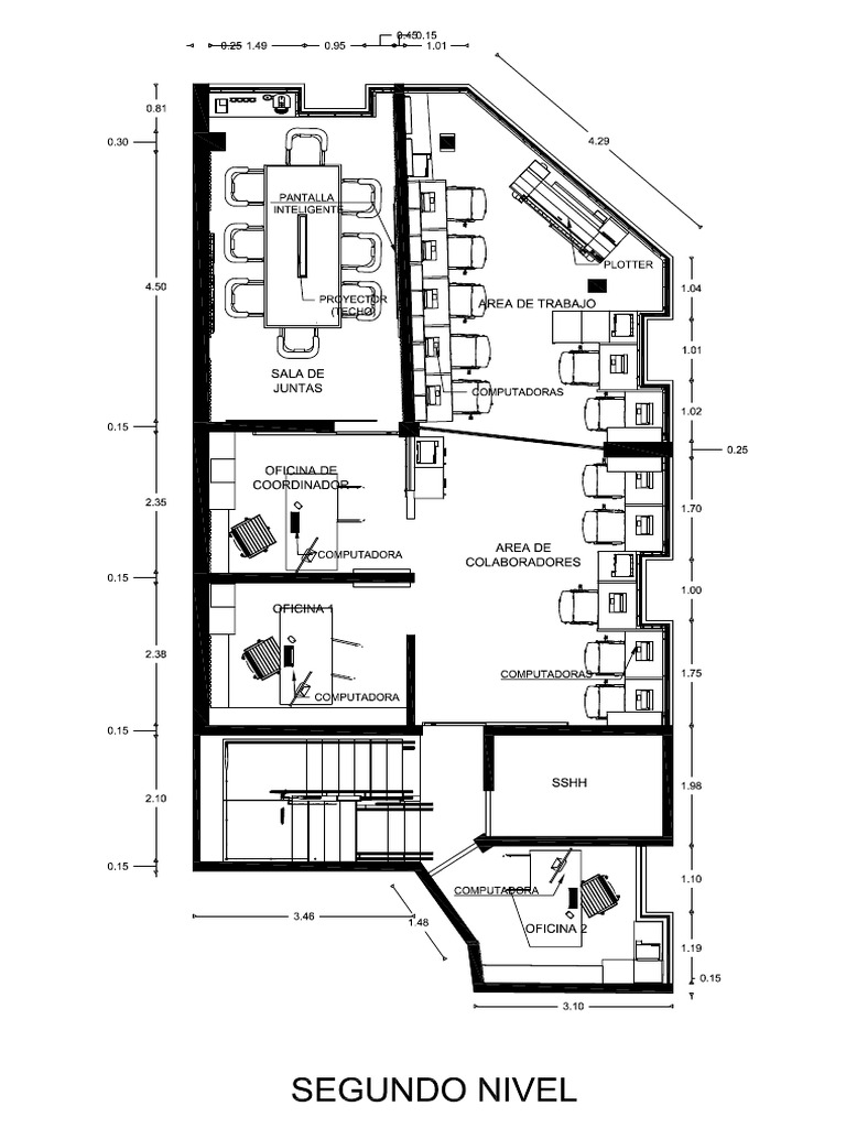 PLANTAS - EDIFICIO Ucp Juliaca_ Segundonivel | PDF