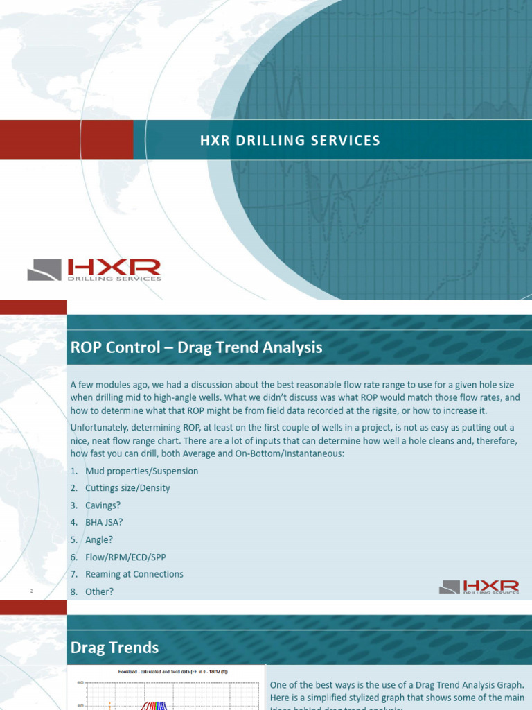 82 ROP Control Drag Trend Analysis | PDF | Technology & Engineering