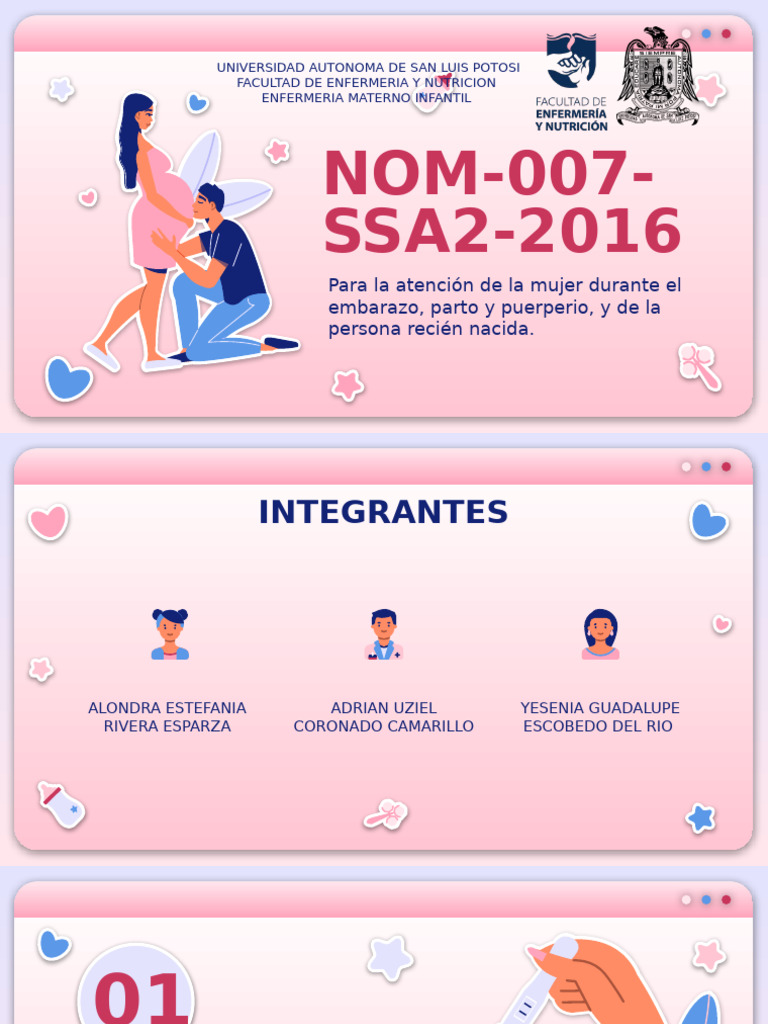 14 Nom 007 | PDF | Parto | El embarazo