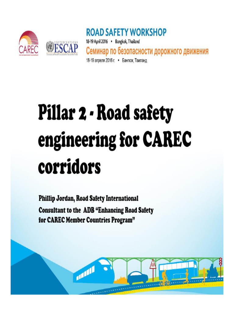 CAREC Pillar-2-Road-Safety-Engineering-for-CAREC-Corridors | PDF | Road ...