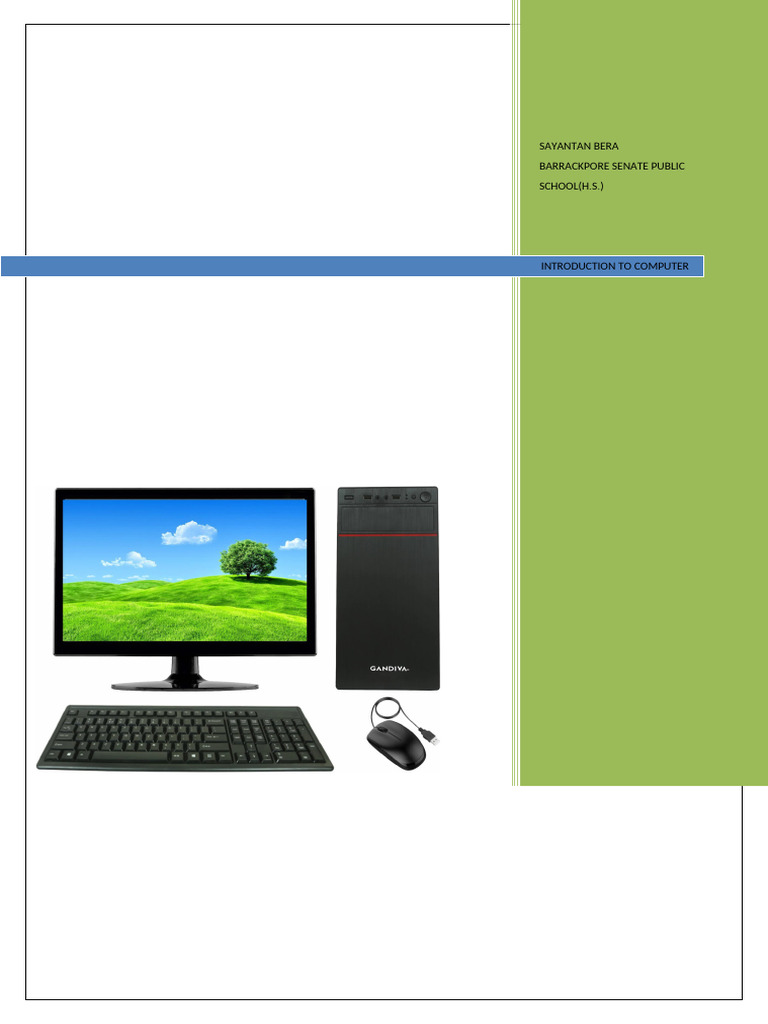 Introduction to Computer Fundamentals | PDF | Random Access Memory ...