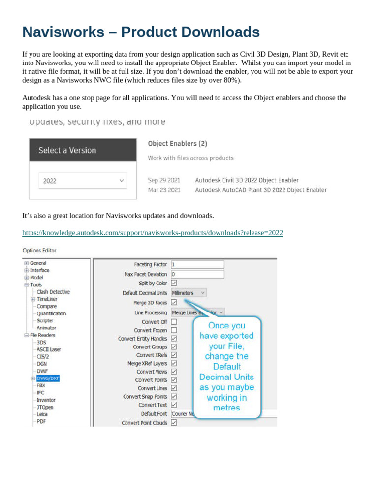 Navisworks - Product Downloads | PDF