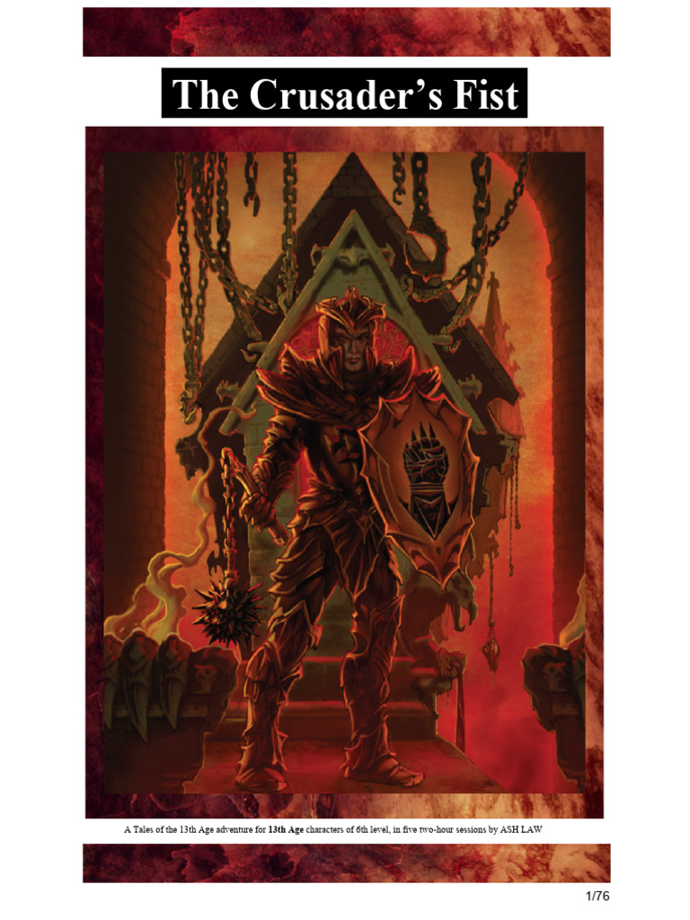 The Crusaders Fist | PDF | Dwarf (Dungeons & Dragons)