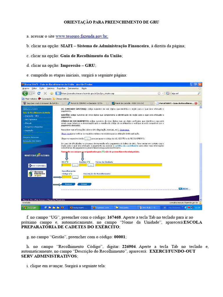 Preenchimento de GRU | PDF | Ciências Sociais