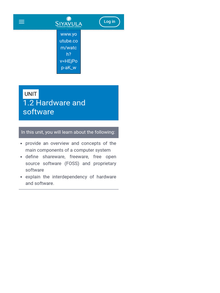 1.1 General Model of A Computer - Basic Concepts of Computing - Siyavula | PDF