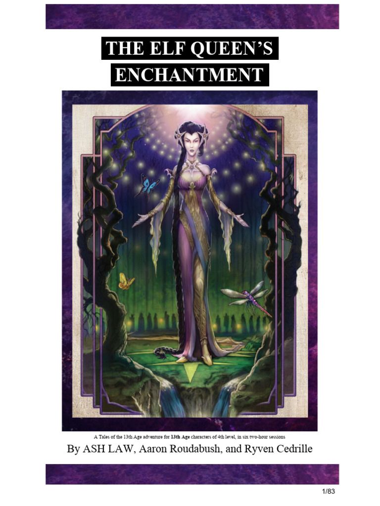 The Elf Queen's Enchantment | PDF | Dwarf (Dungeons & Dragons) | Elf (Dungeons & Dragons)