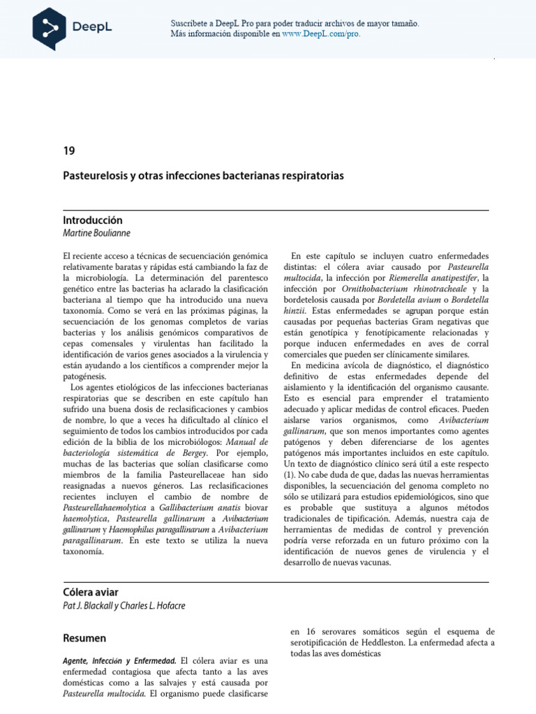 Cólera, Diseases of Poultry, 14th Edition (VetBooks - Ir) - 859-874 Es | PDF | Salud y bienestar