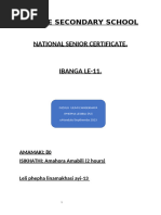 Grade 11 Final Exam Paper 2 Memo 2024 | PDF