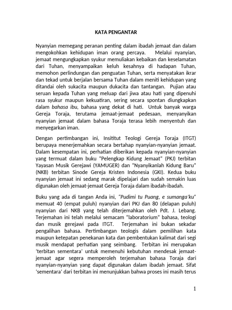 NKB Dengan Not-Buku | PDF | Seni & Disiplin Bahasa