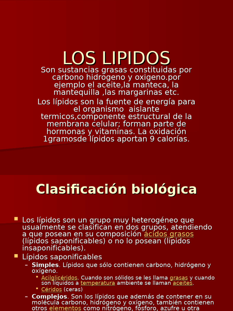 Los Lipidos | PDF | Lípido | Membrana biológica