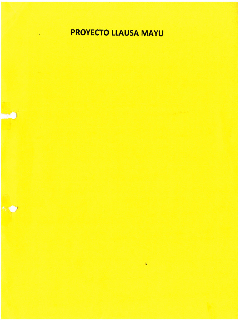 COSECHA DE AGUA 2 LLAUSA MAYU | PDF