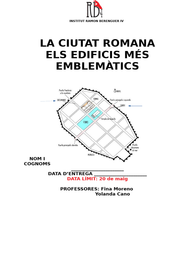 3.la Ciutat Romana - Edificis | PDF