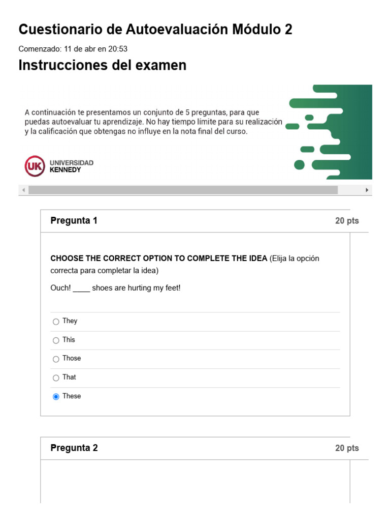 Autoev Módulo 2 - INGLES BASICO 11 04 | PDF
