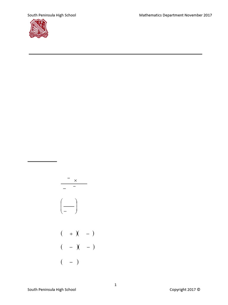 Mathematics P1 Pdf Applied Mathematics Mathematics 