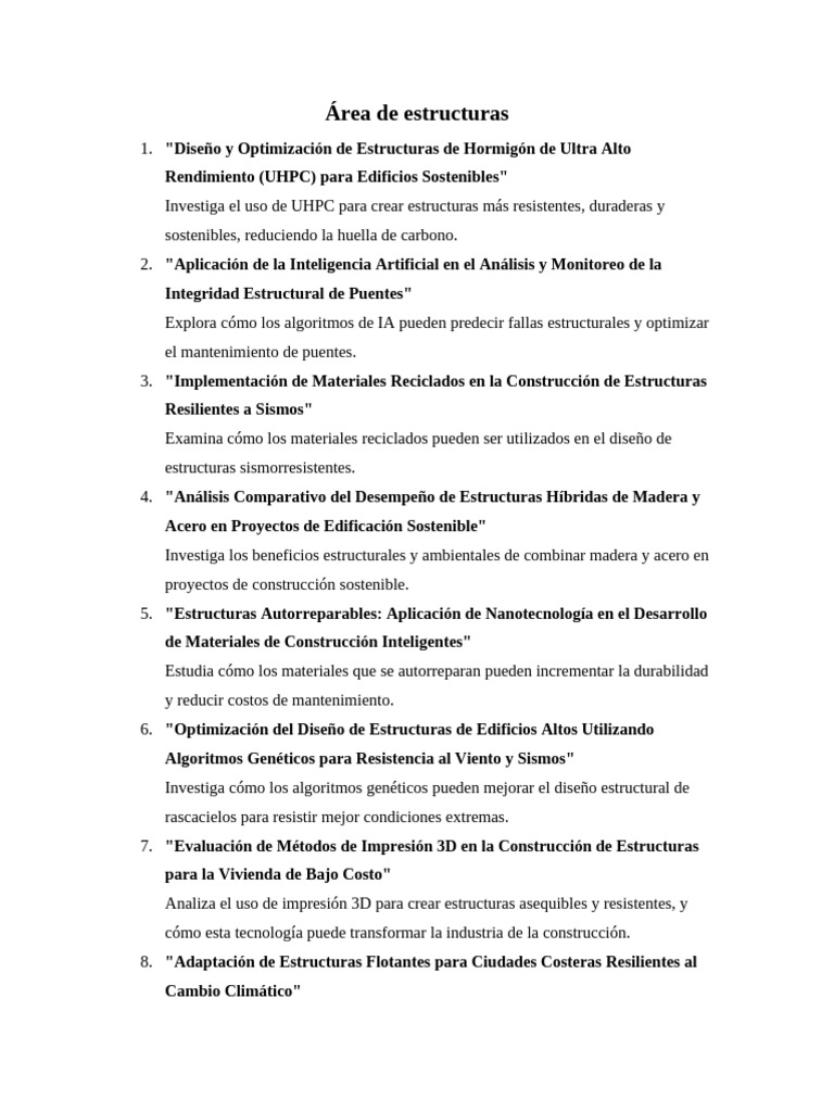 Área de Estructuras | PDF | Ingeniería Sísmica | Impresión 3d