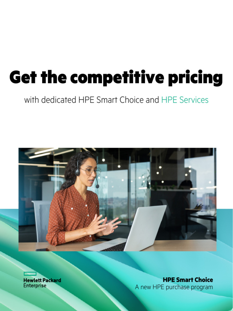 HPE Services Now On HPE Smart Choice | PDF