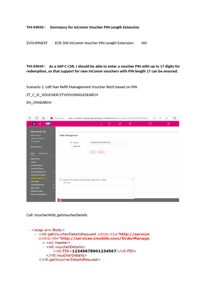 Voucher PIN Length Extention | PDF