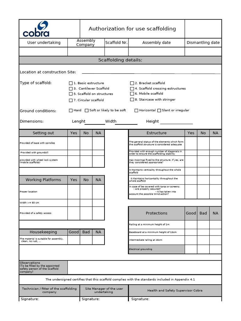 Annex III Declaration Assembly | PDF | Scaffolding