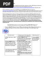 IEEE PDF eXpress Guide for Authors | PDF | Password | Login