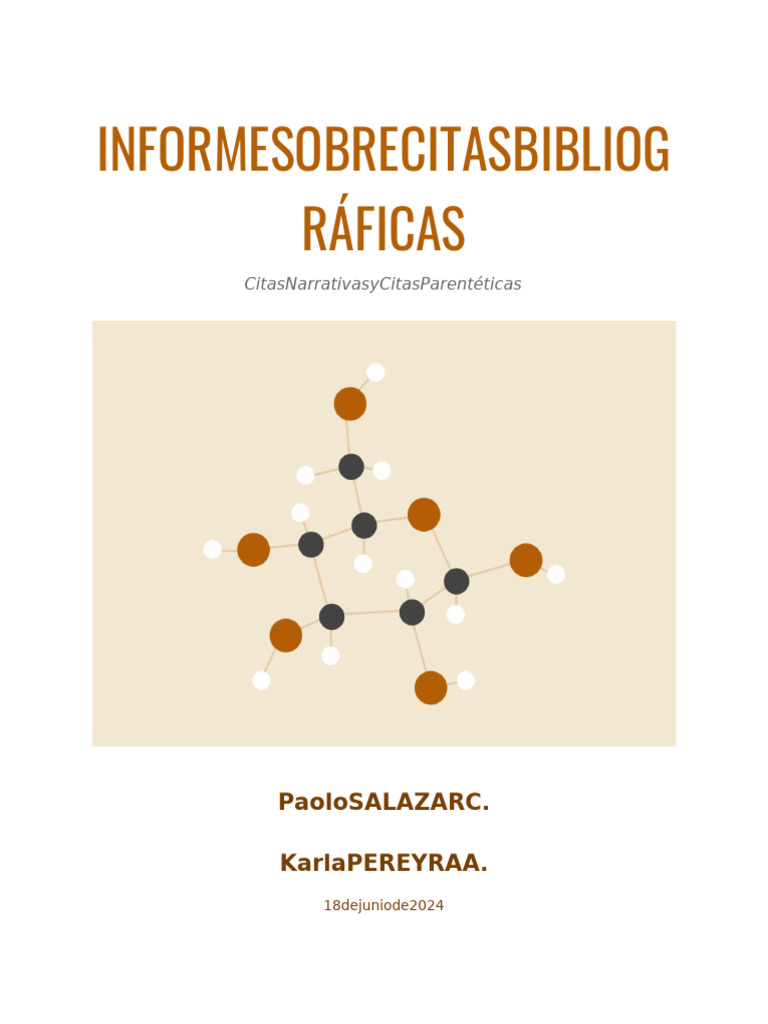 Informe Sobre Citas - COMUNICACION | PDF