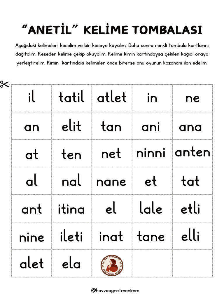 Anetil Tombala Oyunu | PDF