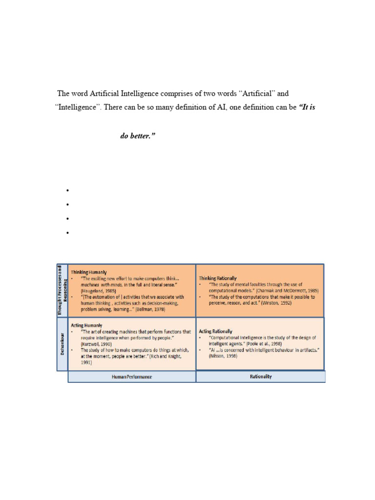 Overview of Artificial Intelligence Concepts | PDF | Artificial ...