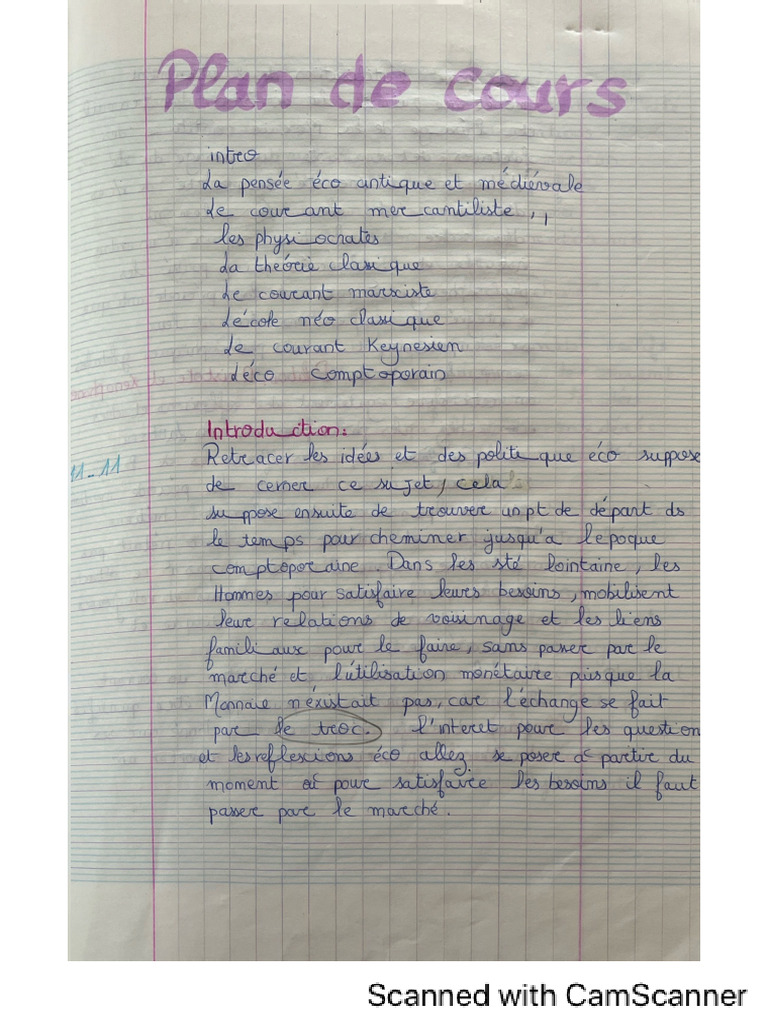 Cours Sajid s5 Partie 1 | PDF