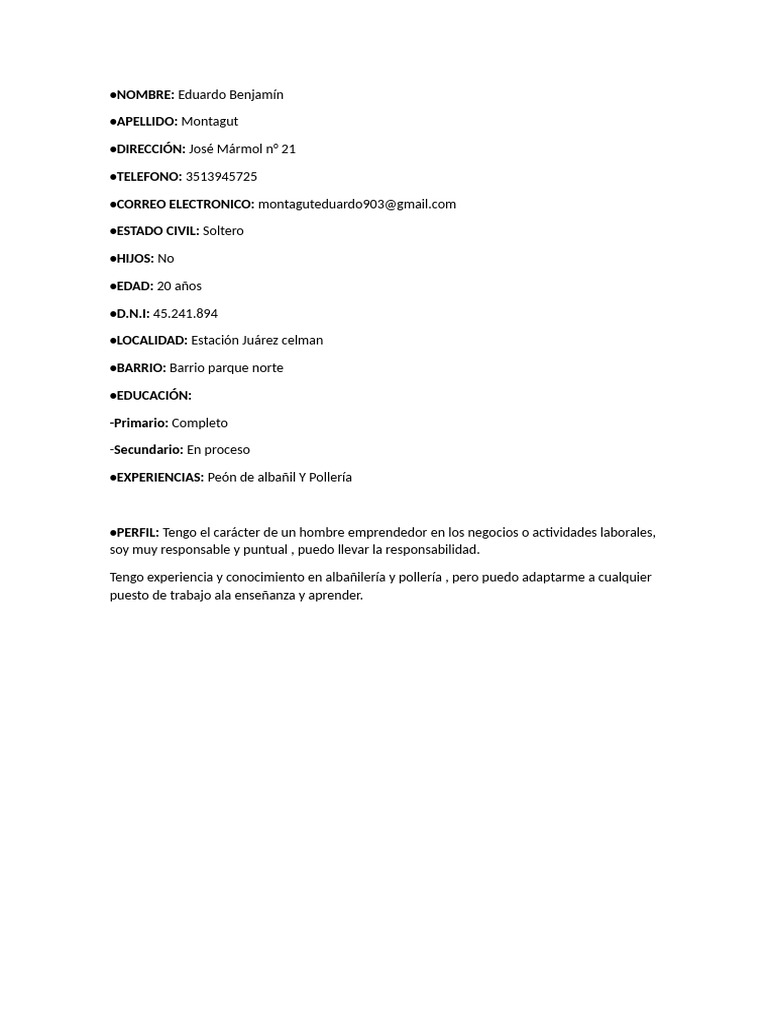 CV Edu | PDF | Autosuperación