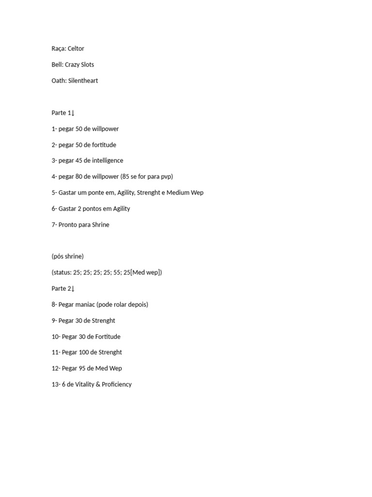 Guia de Build para Celtor Silentheart | PDF