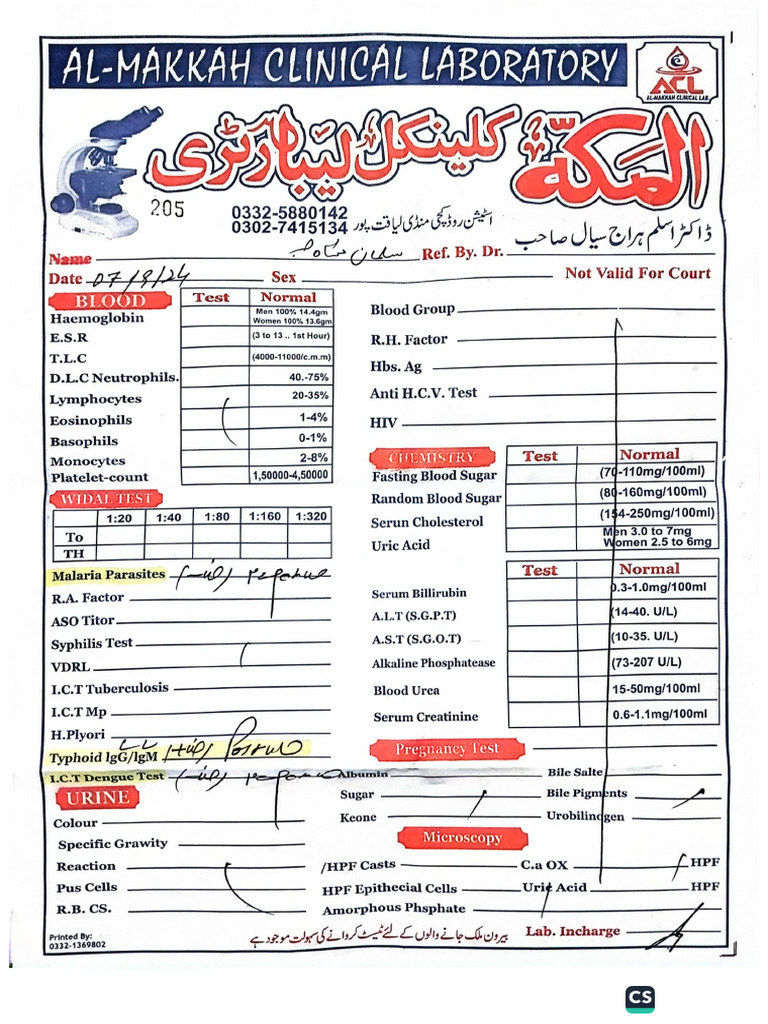 Doctor's Report | PDF