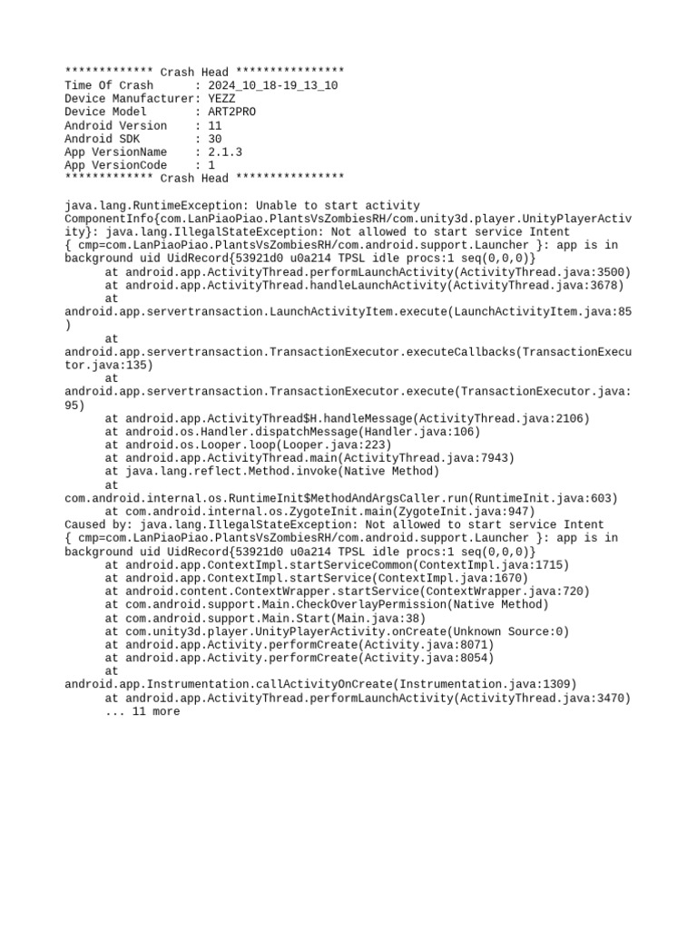 Mod Menu Crash 2024 10 18 19 13 10 Pdf Java Programming Language Android Operating System 