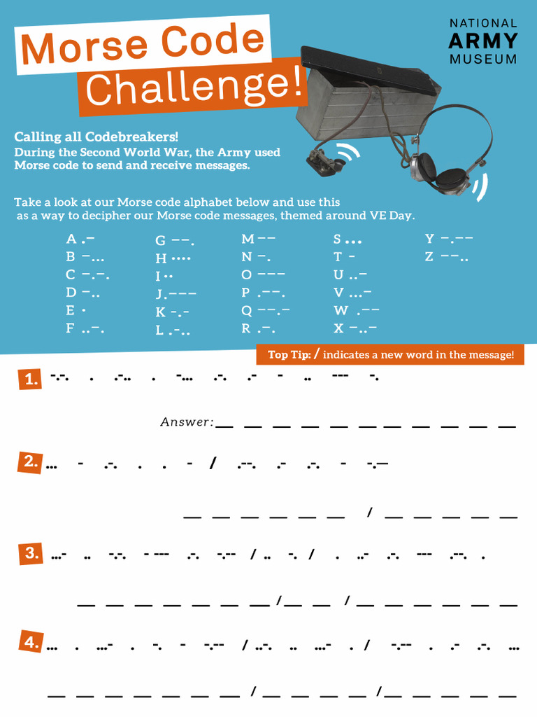 Morse Code Challenge FINAL | PDF