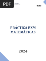 Practica Matematicas BXM 2025 | PDF | Tangente | Geometría Elemental